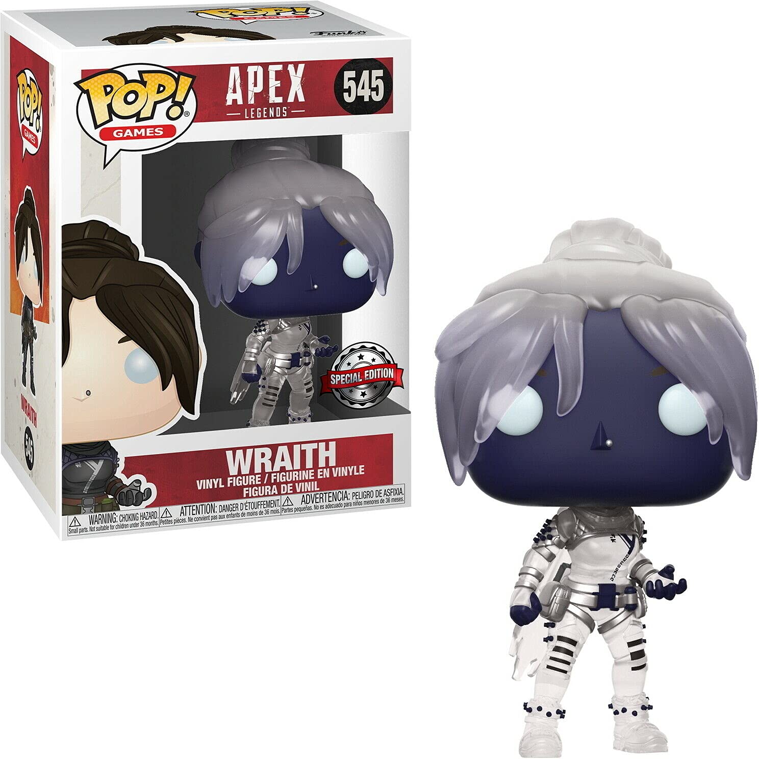 Funko POP! Games Apex Legends - Wraith (Translucent), Amazon Exclusive – eVend