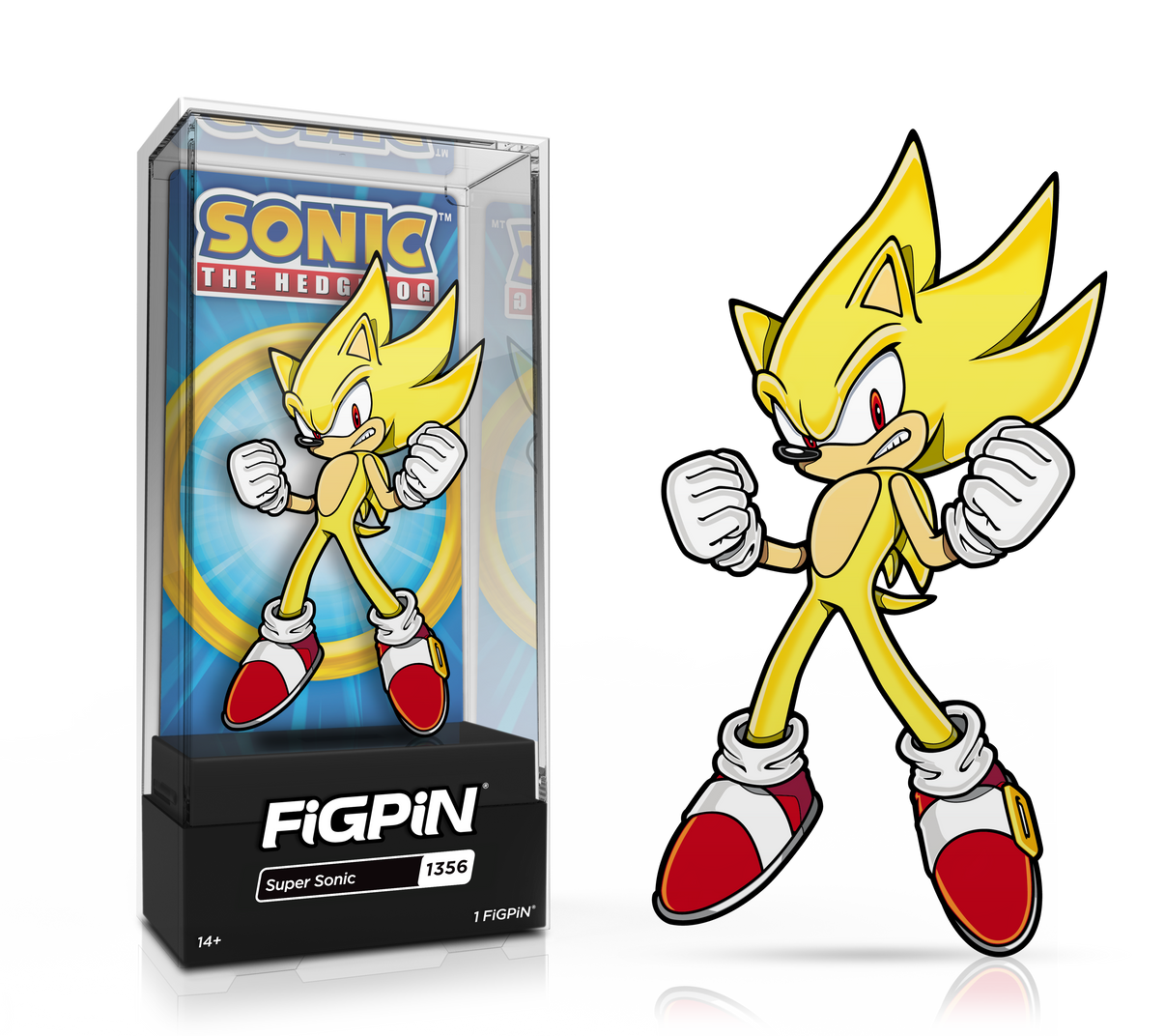 FiGPiN Sonic the Hedgehog - Super Sonic eVend LE 1000 Exclusive #1356