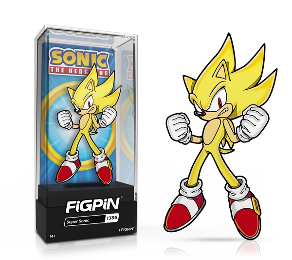 FiGPiN Sonic the Hedgehog - Super Sonic eVend LE 1000 Exclusive #1356