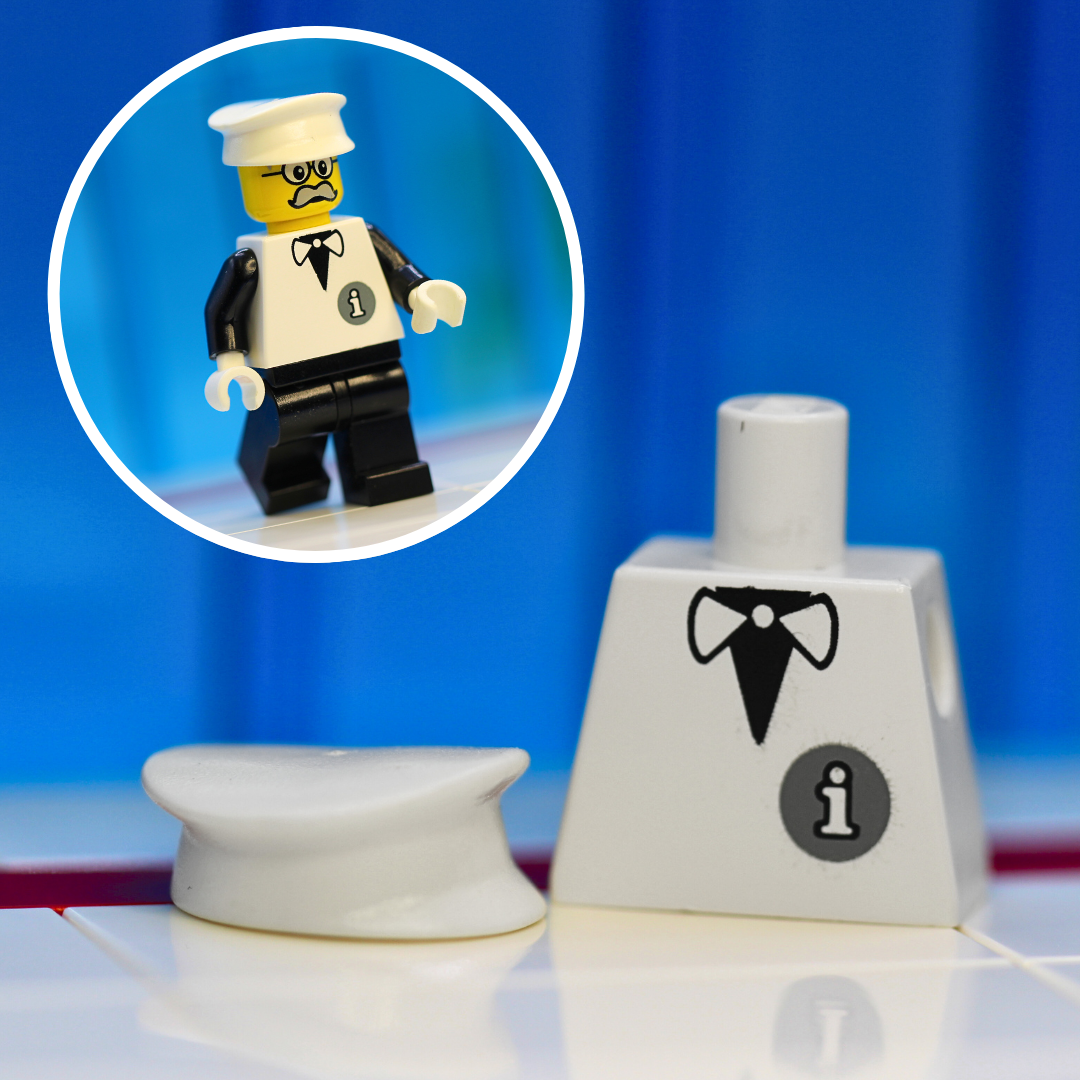 Infomaniac Custom White Torso + Hat – eVend