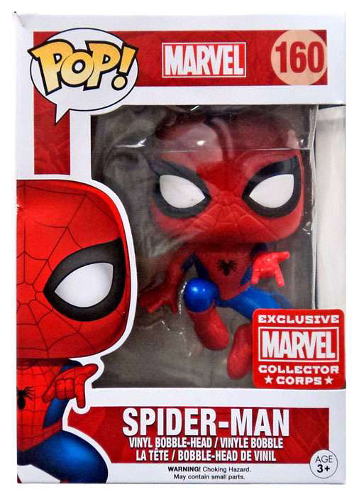 Funko POP! Marvel Spider-Man #160 [Action Pose] Collector Corps Exclus ...