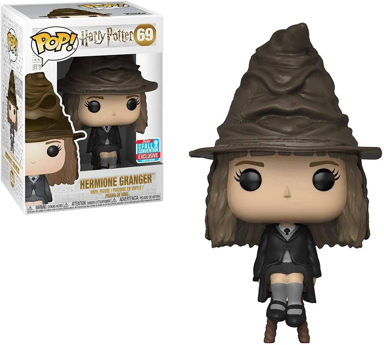 Funko POP! Harry Potter Hermione Granger #69 [Sorting Hat] Exclusive ...