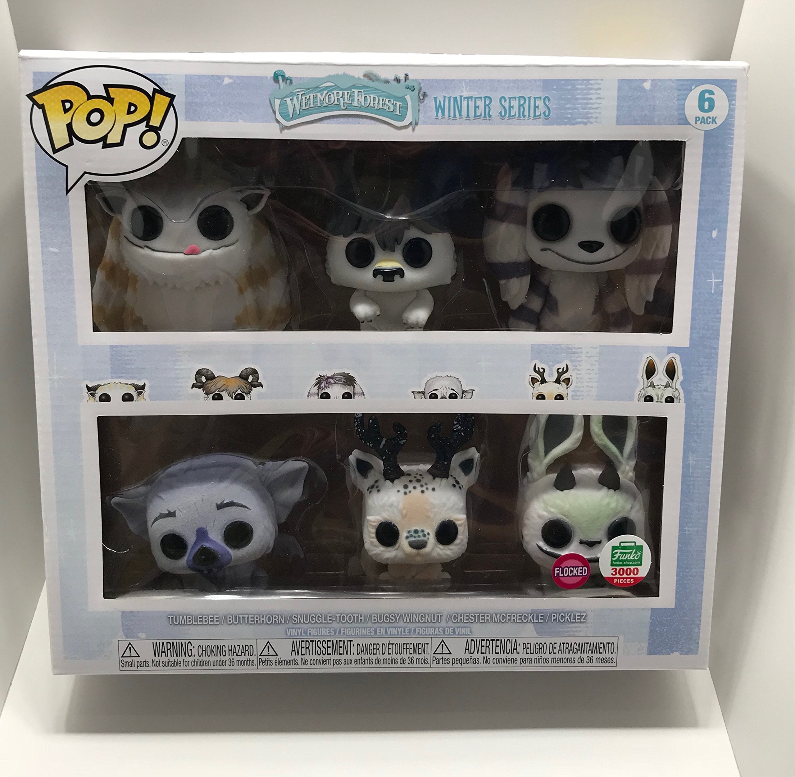 Funko POP! Monsters Wetmore Forest Exclusive 6-Pack [12 Days of Christ ...