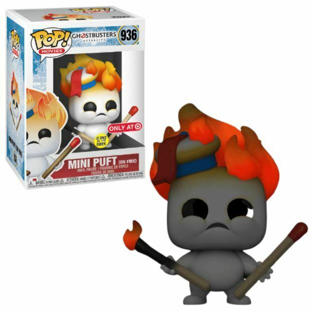 Funko POP! Movies Ghostbusters Afterlife Mini Puft (On Fire) #936 [Glo ...