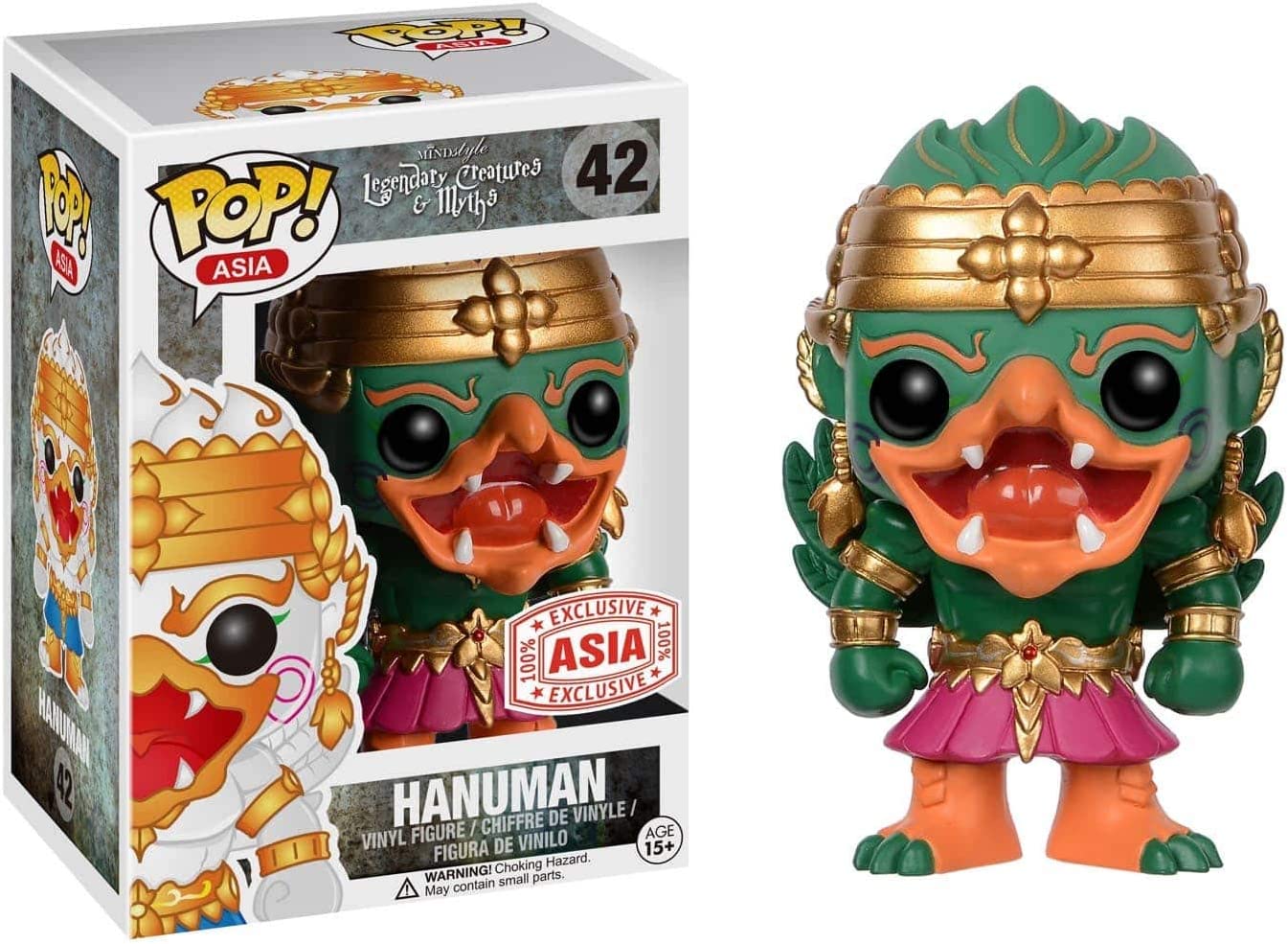 Funko POP! Asia Legendary Creatures & Myths Hanuman #42 [Emerald] Excl ...